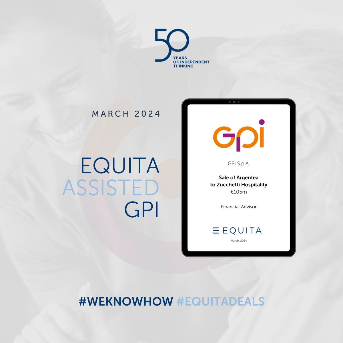 EQUITA assisted GPI - EQUITA